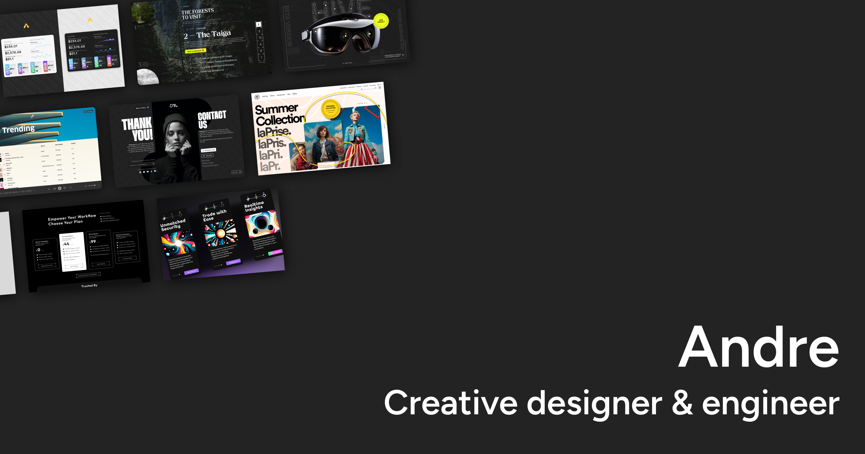 Andre | Creative designer engineer